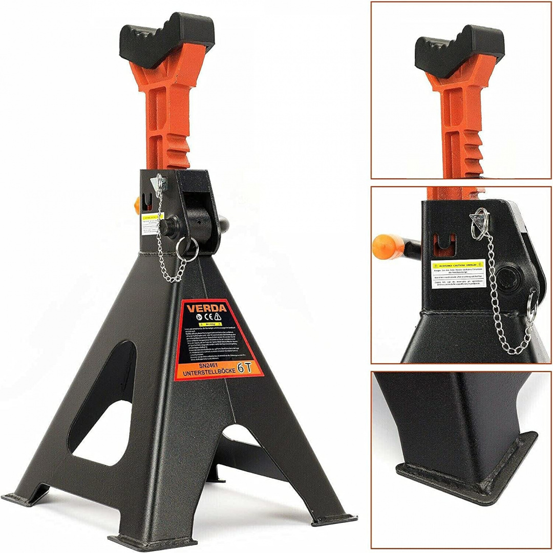 Verda 2x Unterstellböcke 6t, 385 - 600 mm mit Sicherung und ...